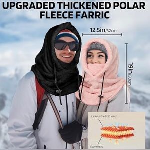 Accessories | Nwt Windproof Fleece Ski Mask Warm Face Cover Multi ...